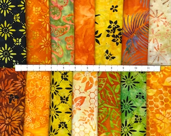 POUND PACK PLUS 1339 Purples, Teals, Tans, and Greens 100% Cotton Batiks & Handpaints Fabric ...