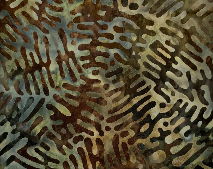 LIVE OAKS Batik - Ab-2426-175 Nutmeg by the Yard - Etsy