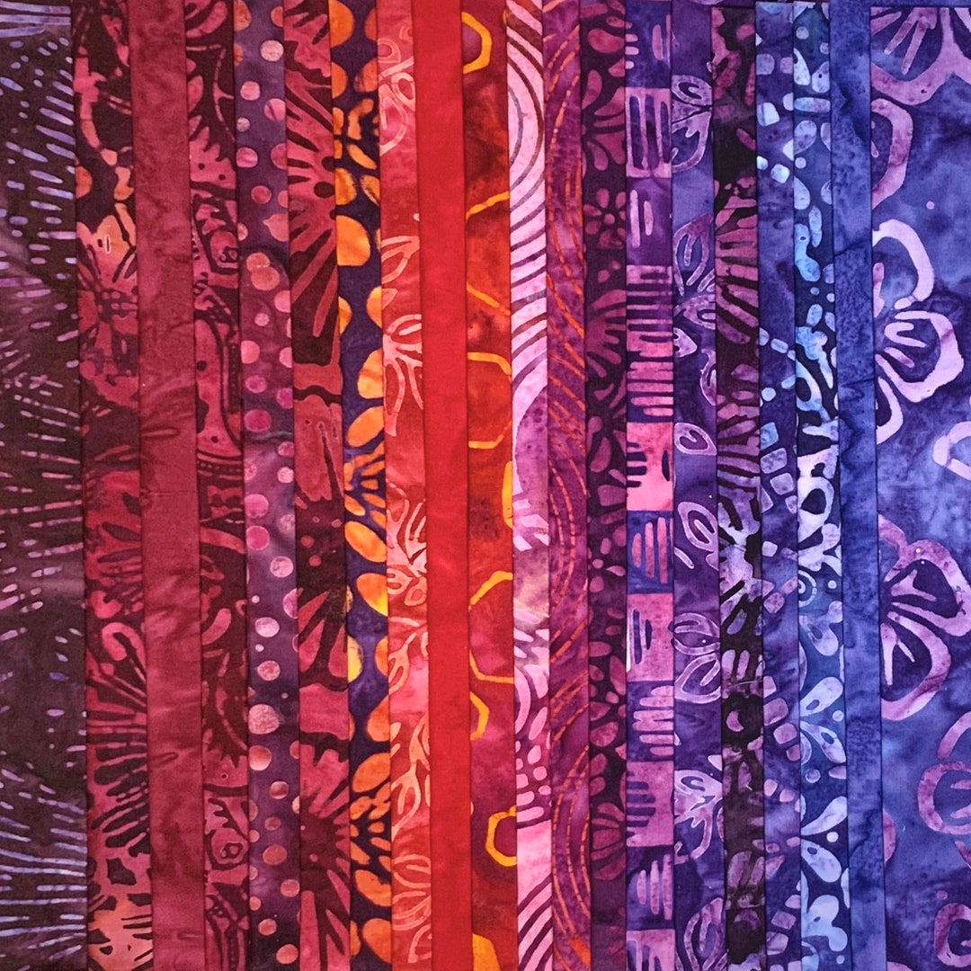 STASH BUILDER 20 Fat Quarters Reds and Purples With Some Blues and ...
