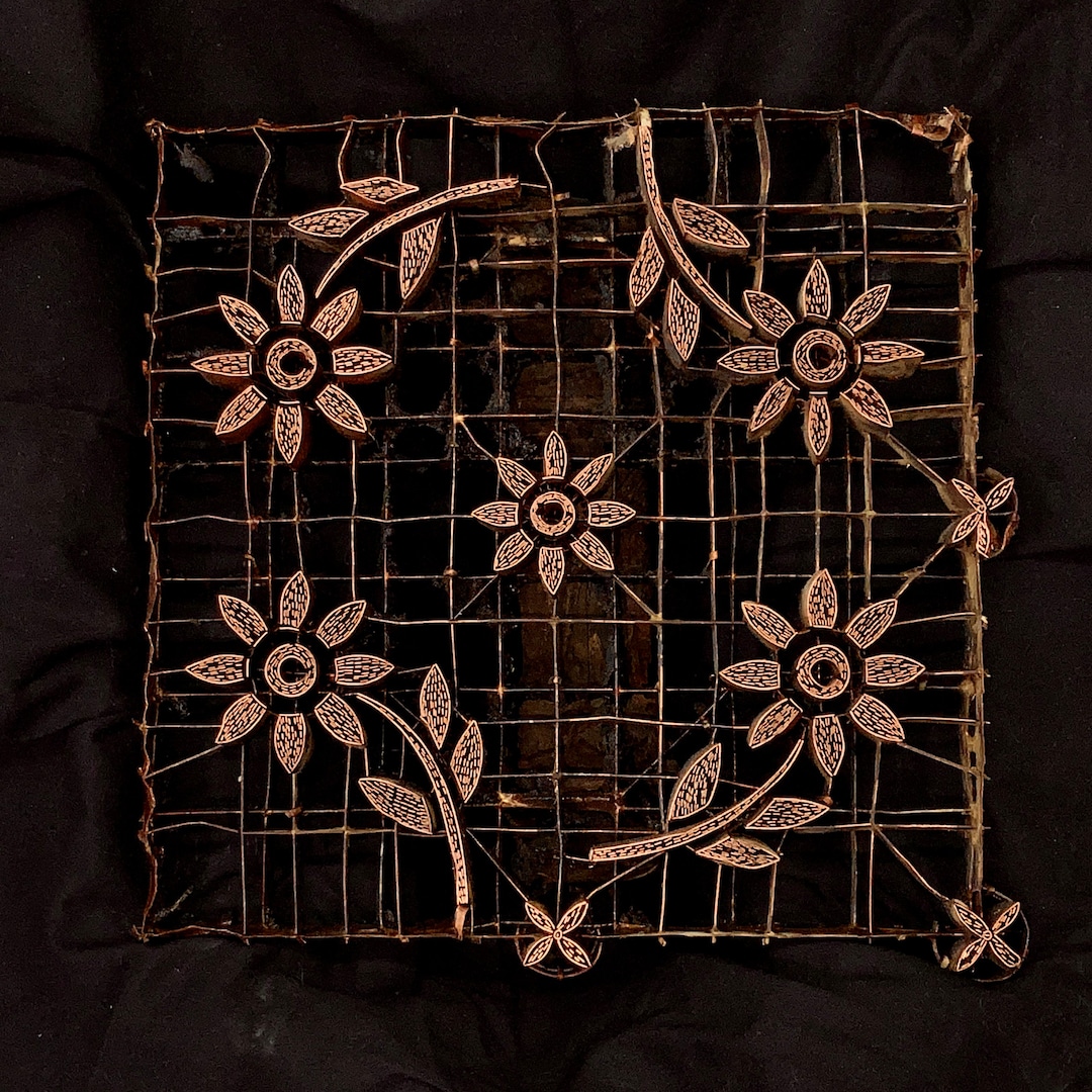 Traditional Batik Cap - DAISY STEM Handmade Out of Copper - Etsy