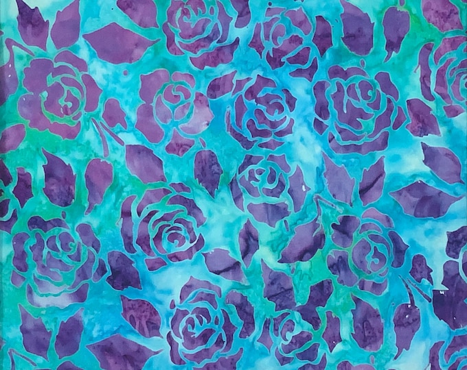 ROSE Batik Lsbc-3222 Thistle by the Yard - Etsy