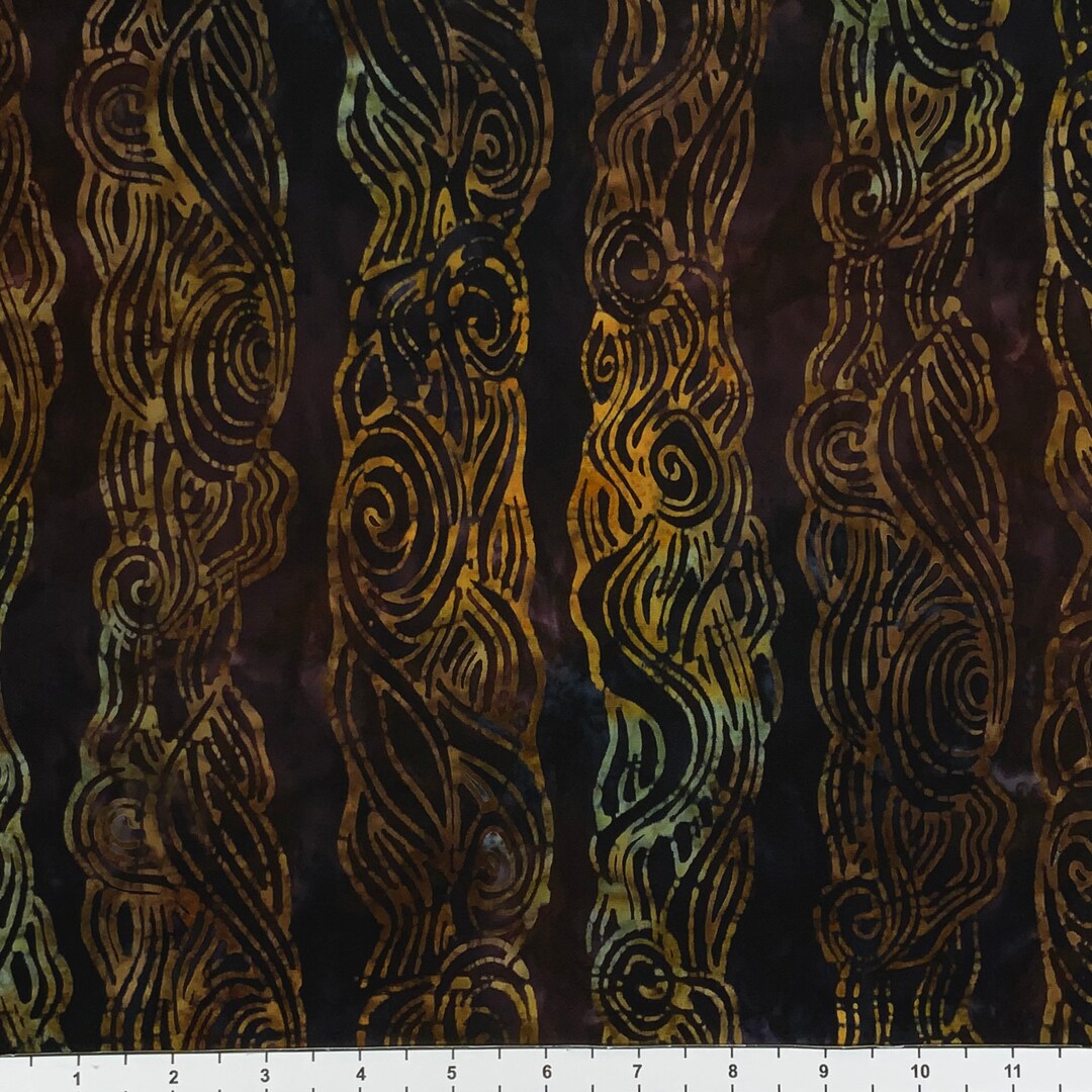 BARK LINES Batik -lsbc-3456 Sable by the Yard - Etsy