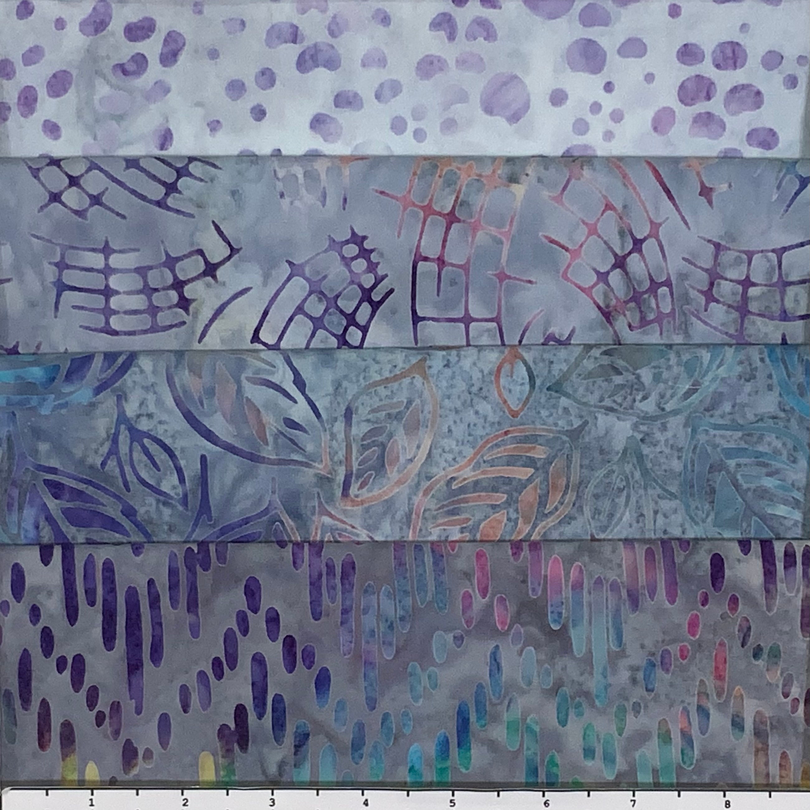 Lot of 4 1 Yard Fabric Cuts 100% Cotton Batiks Designed by | Etsy