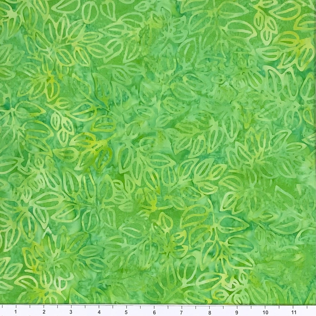 SIMPLE LEAF Batik - Lsbc-1694 Fern by the Yard - Etsy