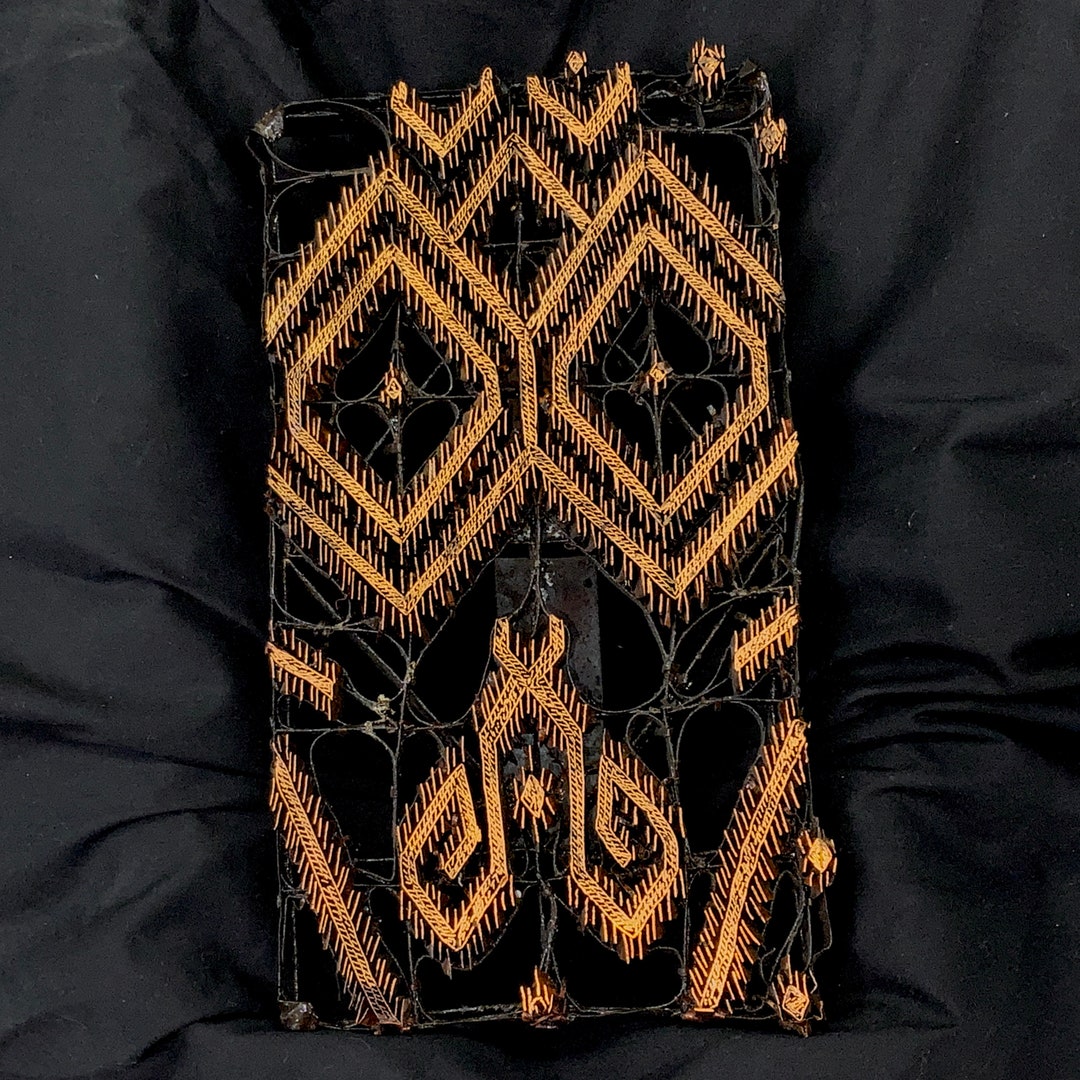 Traditional Batik Cap - AZTEC SHIELD Handmade Out of Copper - Etsy