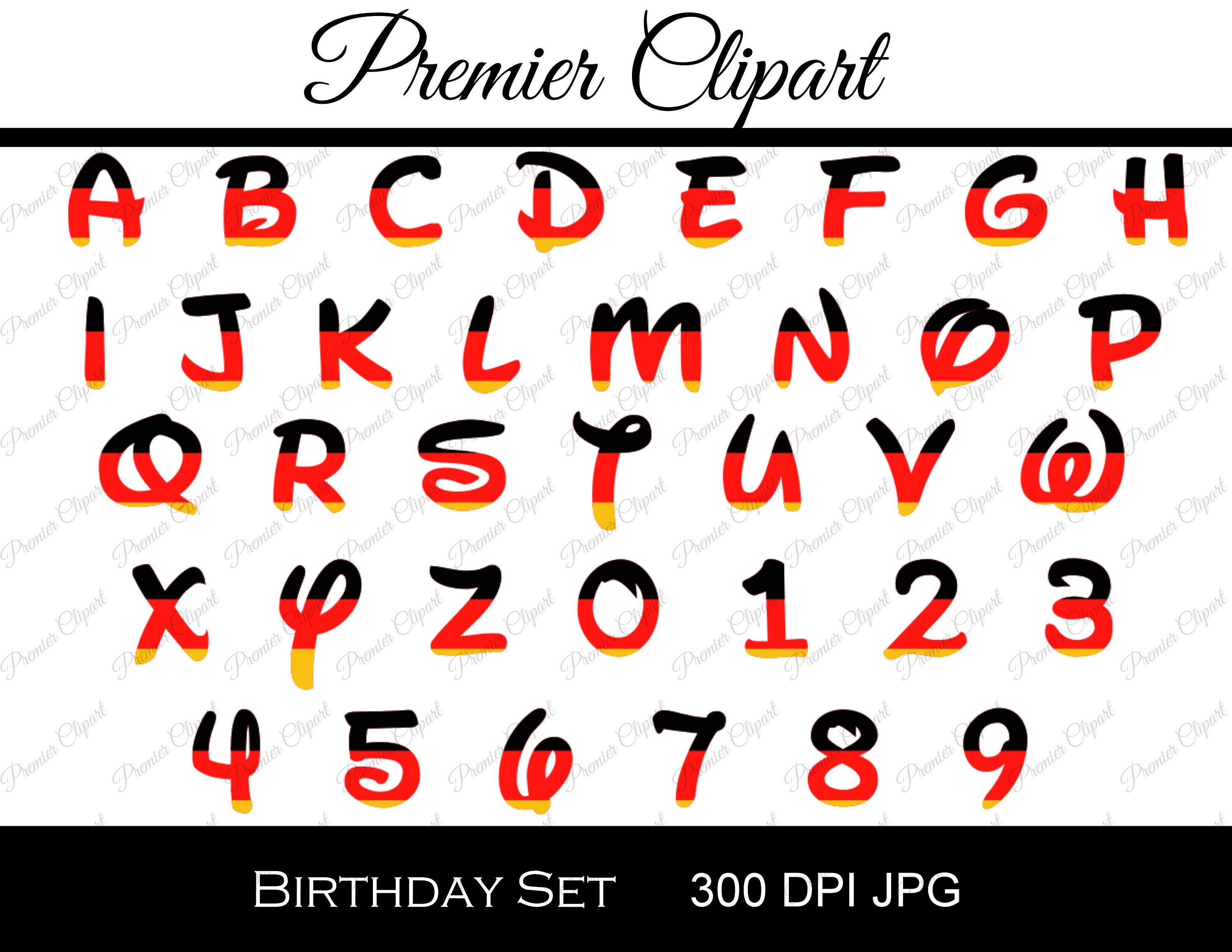 Birthday - Digital Clipart - Etsy