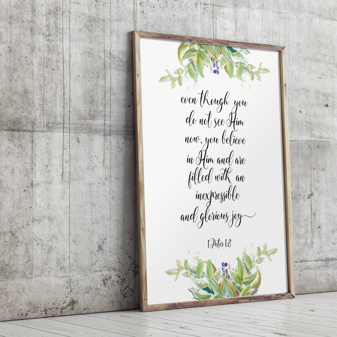 Bible Verse art printables Scripture art print Calligraphy | Etsy