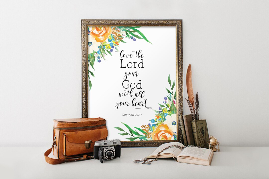 Scripture Printable, Bible Verse Printable, Confirmation Gift for Girls ...