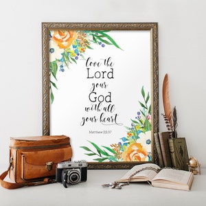 Scripture Printable, Bible Verse Printable, Confirmation Gift for Girls ...