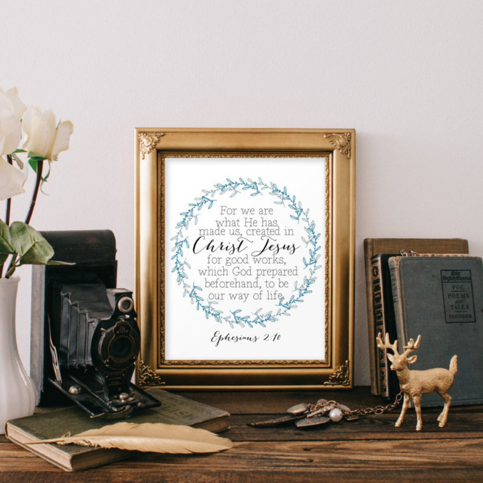 Bible Verse Artwork Scripture Print Christian Wall Decor - Etsy