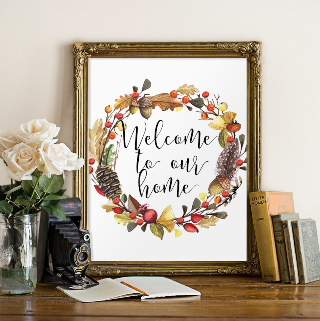 Rustic Home Decor, Rustic Prints, Rustic Welcome Sign, Welcome, Welcome ...