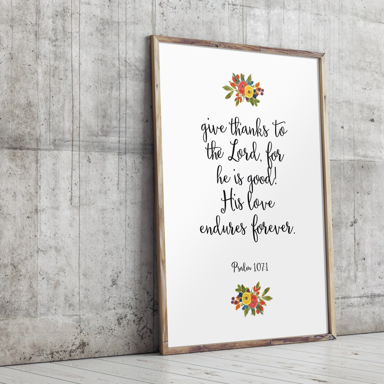 Thanksgiving Quote Print Bible Verse Wall Art Thanksgiving - Etsy