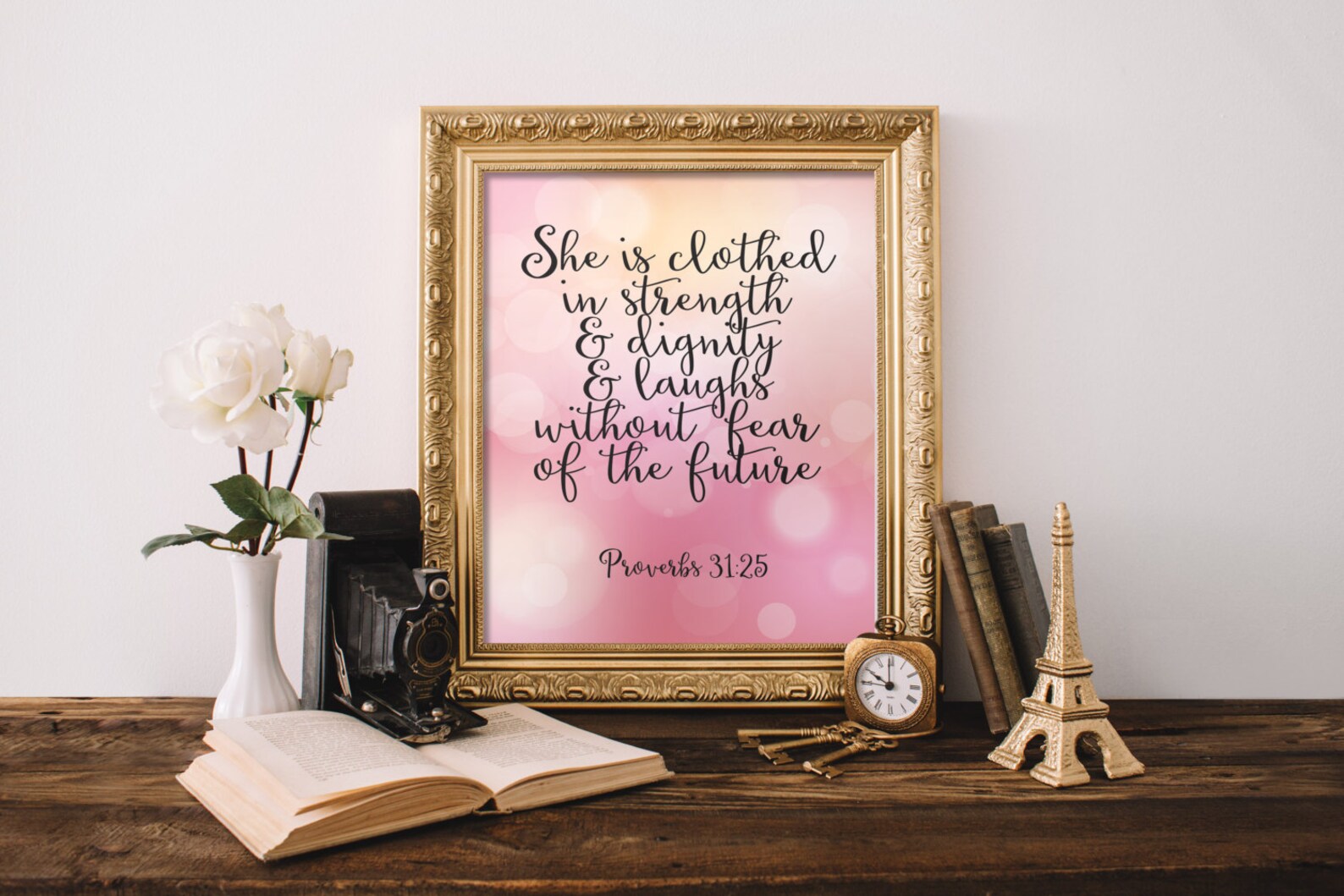 Pink Nursery Decor Christian Wall Art Scripture Nursery Art - Etsy