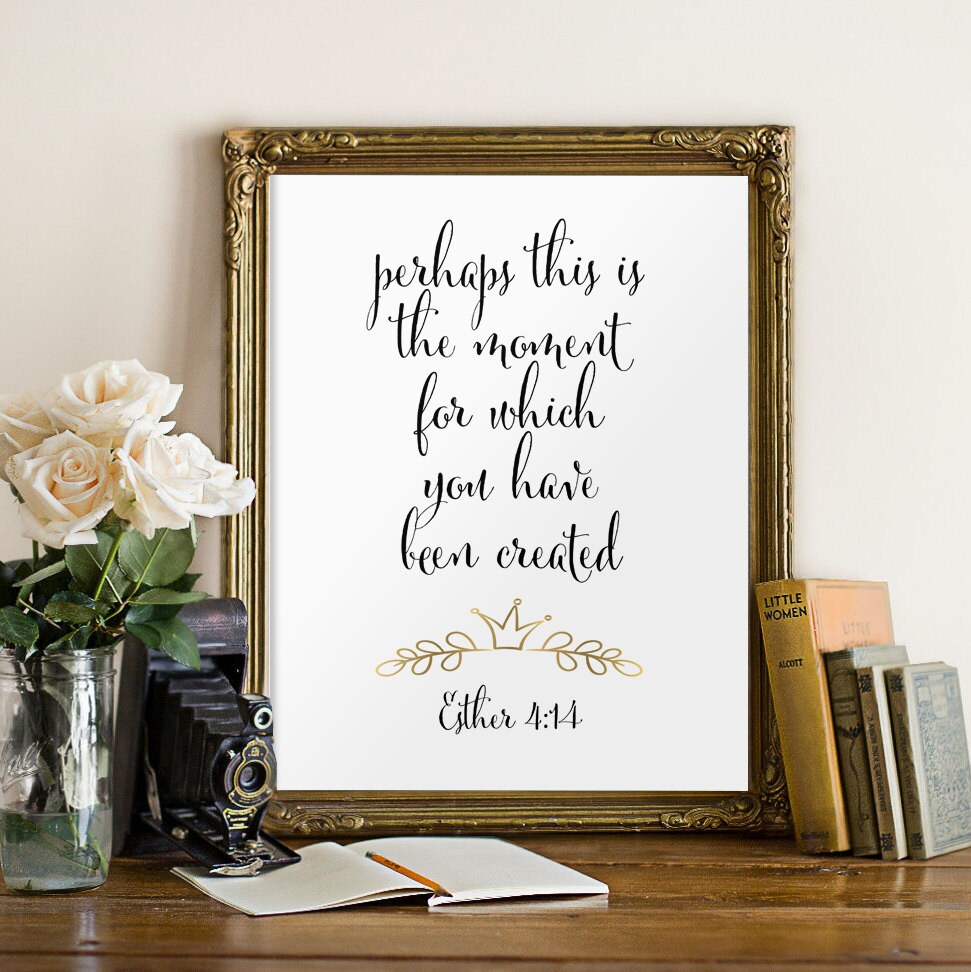 Bible verse printable scripture art Christian scripture art | Etsy