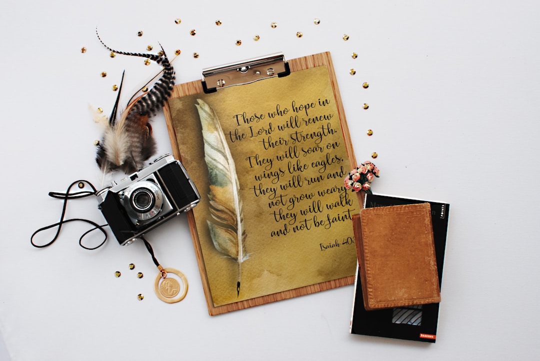 Scripture Art, Bible Verse for Encouragement, Hope in the Lord ...