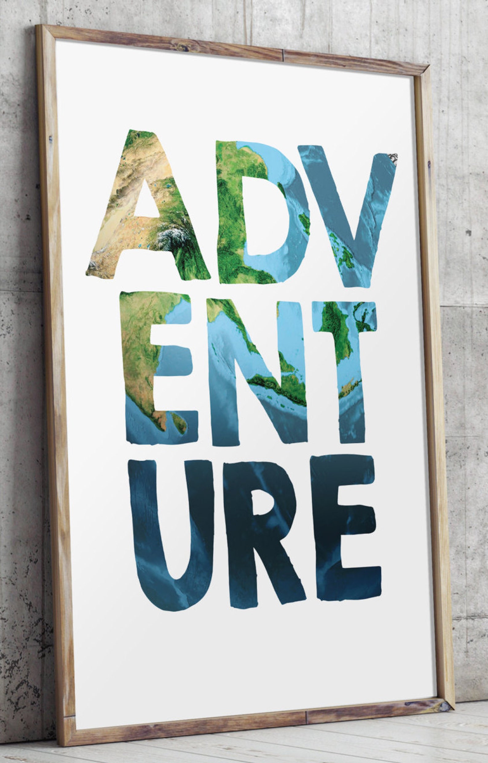 Adventure Printable Travel Poster Teen Room Decor | Etsy