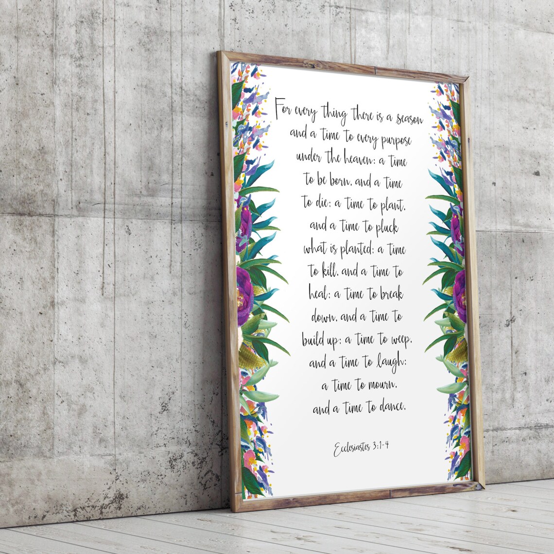 Scripture Printable Inspirational Art Christian Wall Art - Etsy