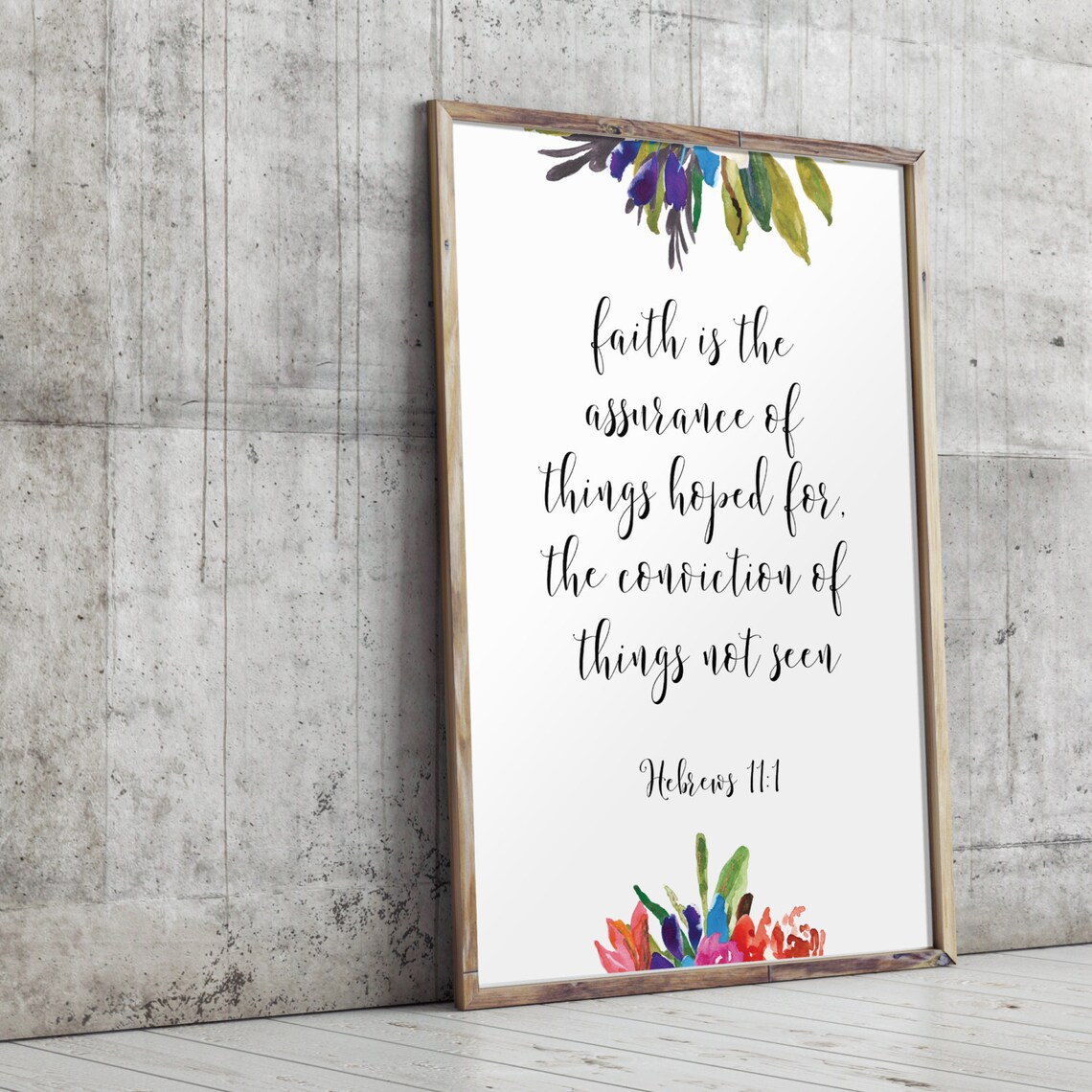 Christian Wall Art Decor Scripture Art Print Bible Verse - Etsy
