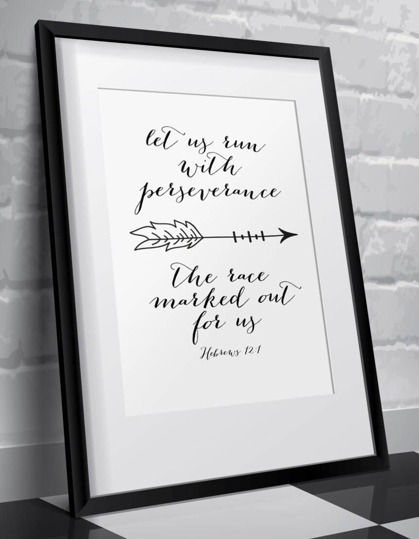 Scripture Verse Print Printable Verses Bible Quotes Wall | Etsy