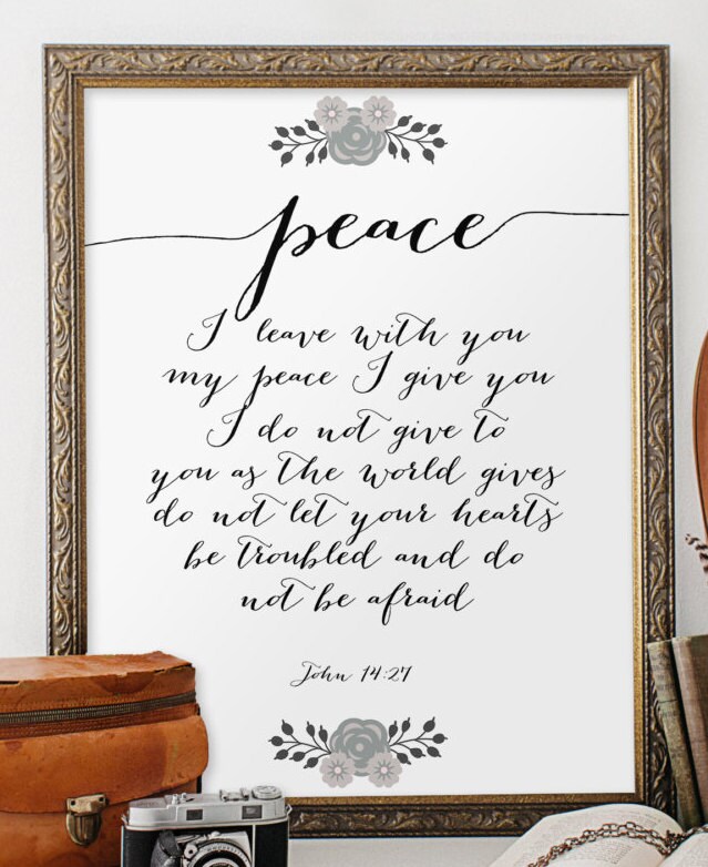 Bible Verse Printable Printable Quote Art Scripture Print | Etsy