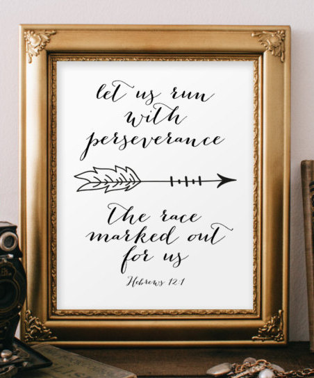 Scripture Verse Print Printable Verses Bible Quotes Wall | Etsy