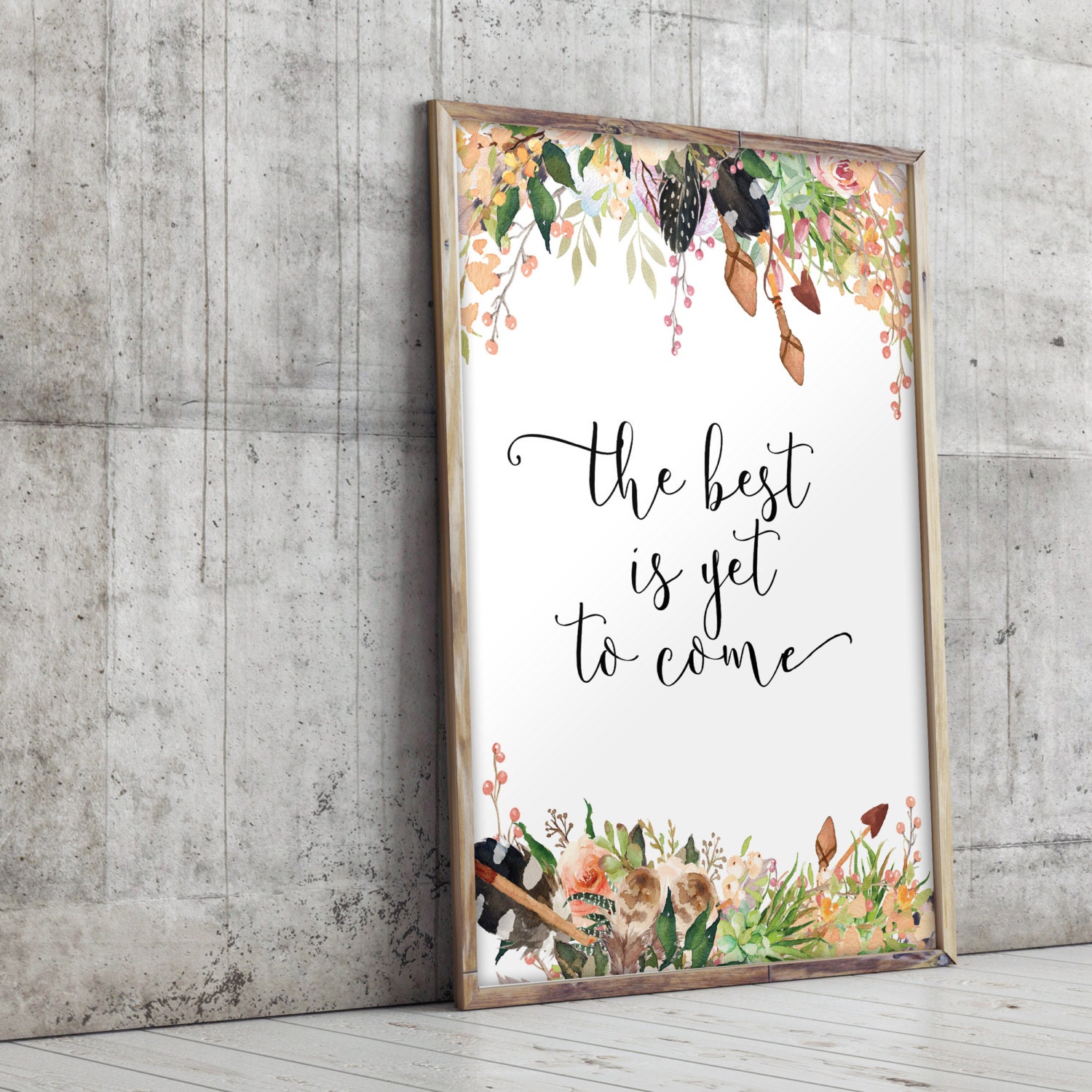Printable Art the Best is yet to Come Printable - Etsy Canada