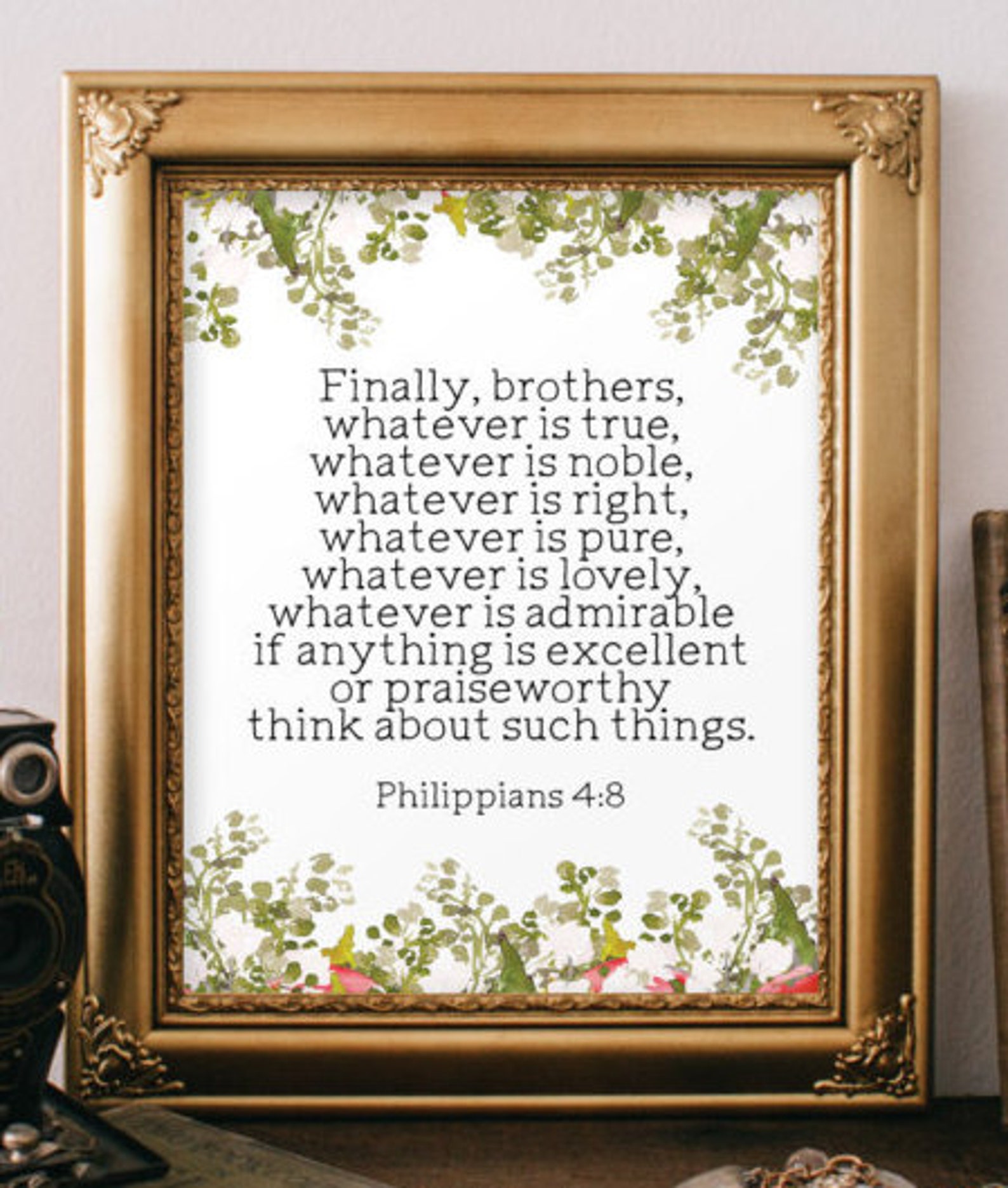 Bible Verse Art Scripture Print Bible Verse Art Wall Art - Etsy