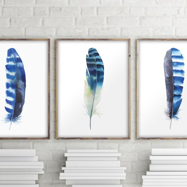 Feather Poster - Etsy