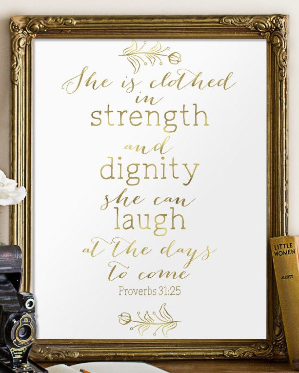 Gold Foil Print Scripture Verse Print Printable Verses Gold - Etsy