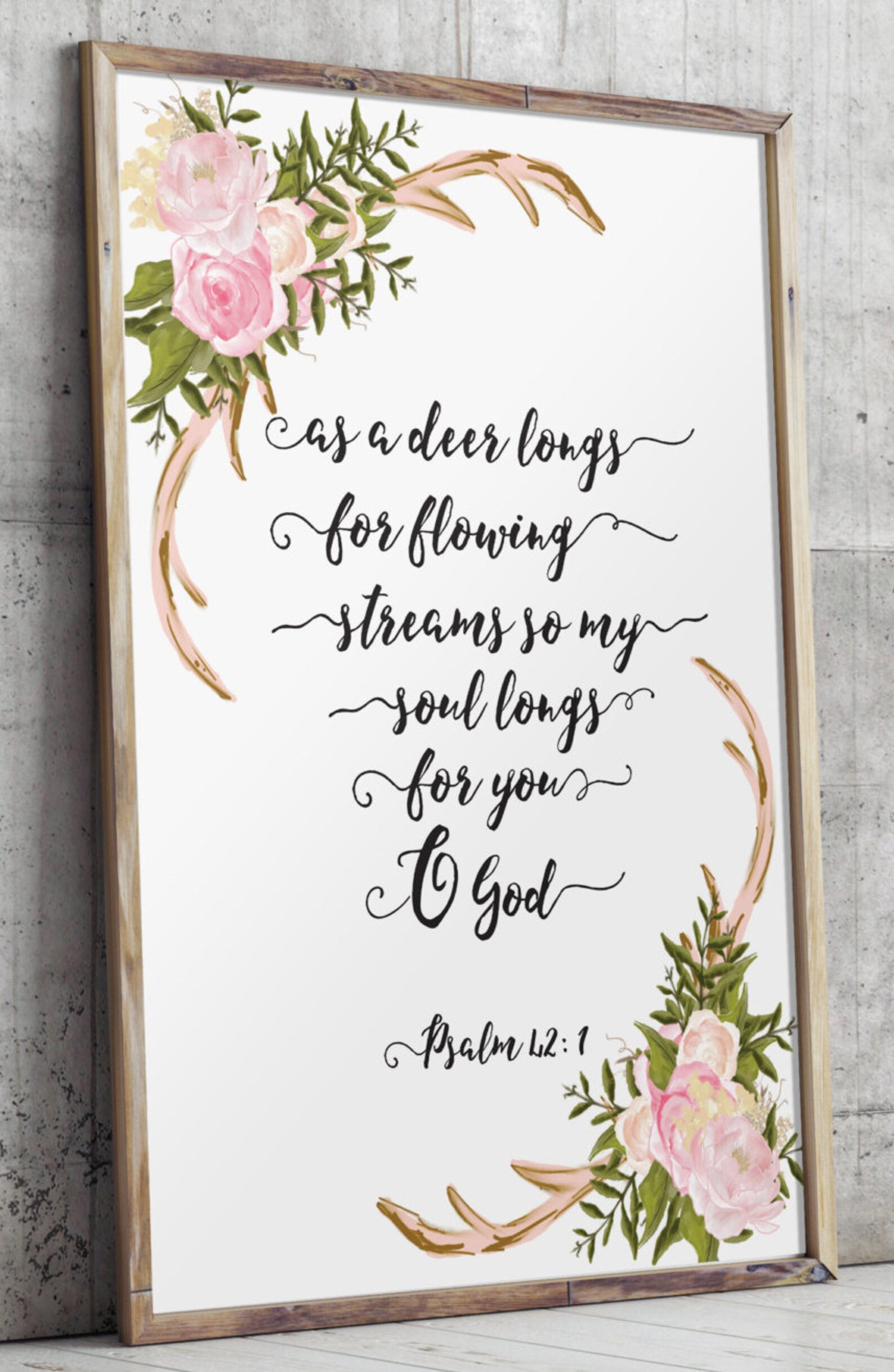 Nursery Bible Verse Art Print Christian Art Printable - Etsy