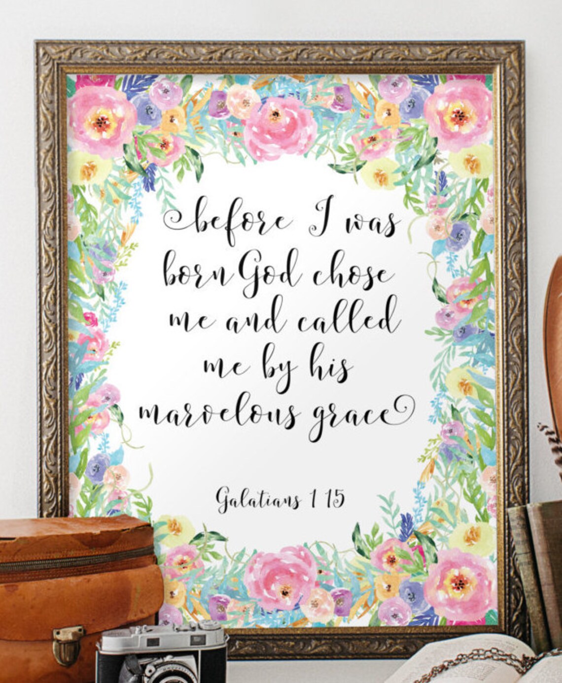 Bible Verse Wall Art Scripture Art Scripture Print Nursery | Etsy