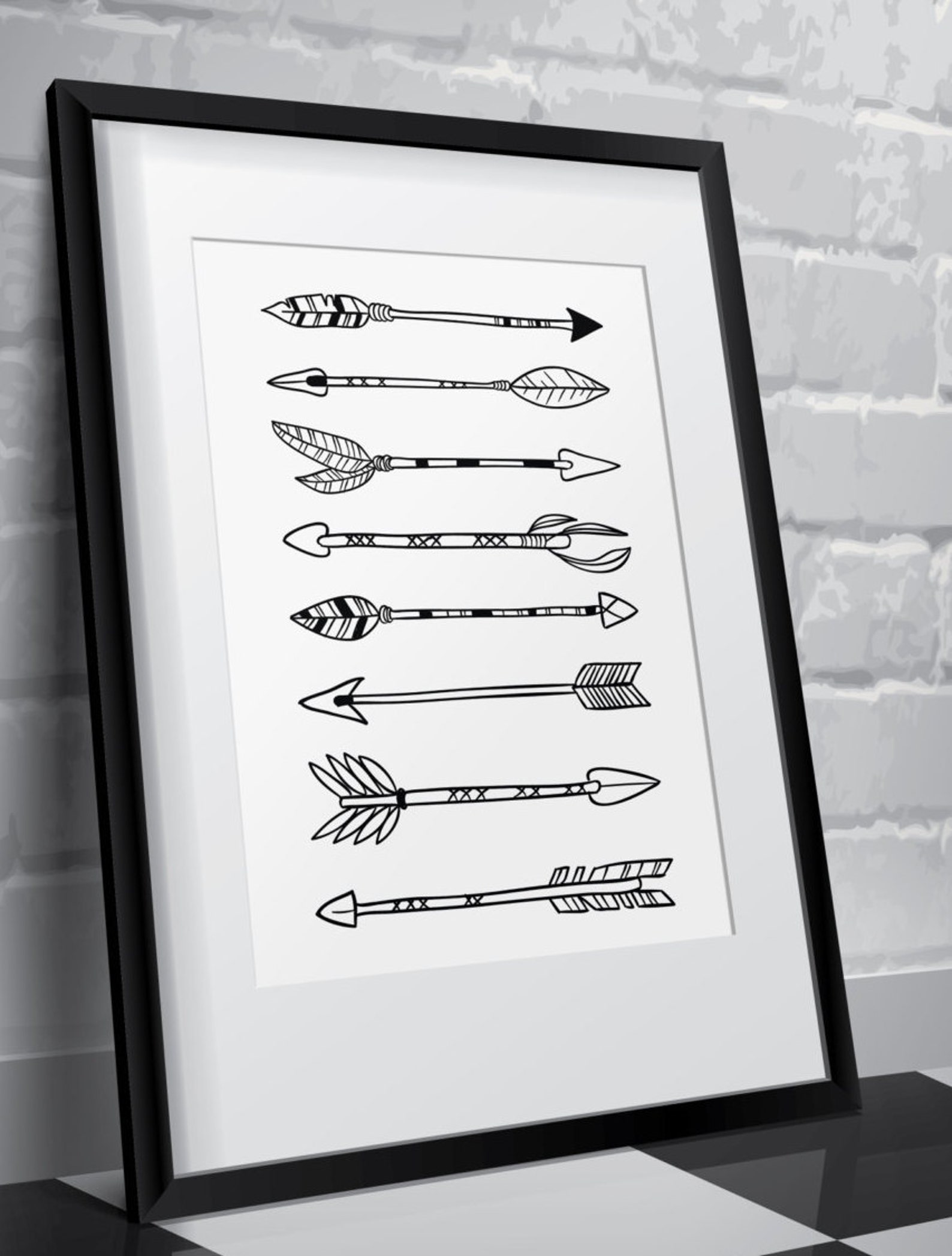Arrow Printable Arrow Art Print Wall Decor Printable Art | Etsy