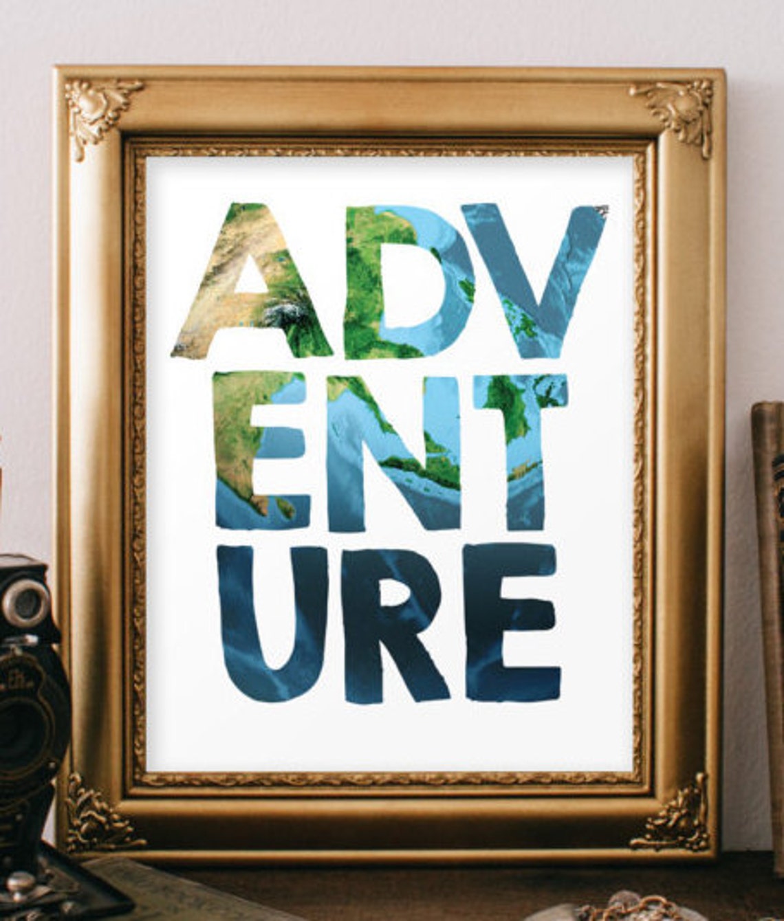 Adventure Printable Travel Poster Teen Room Decor | Etsy