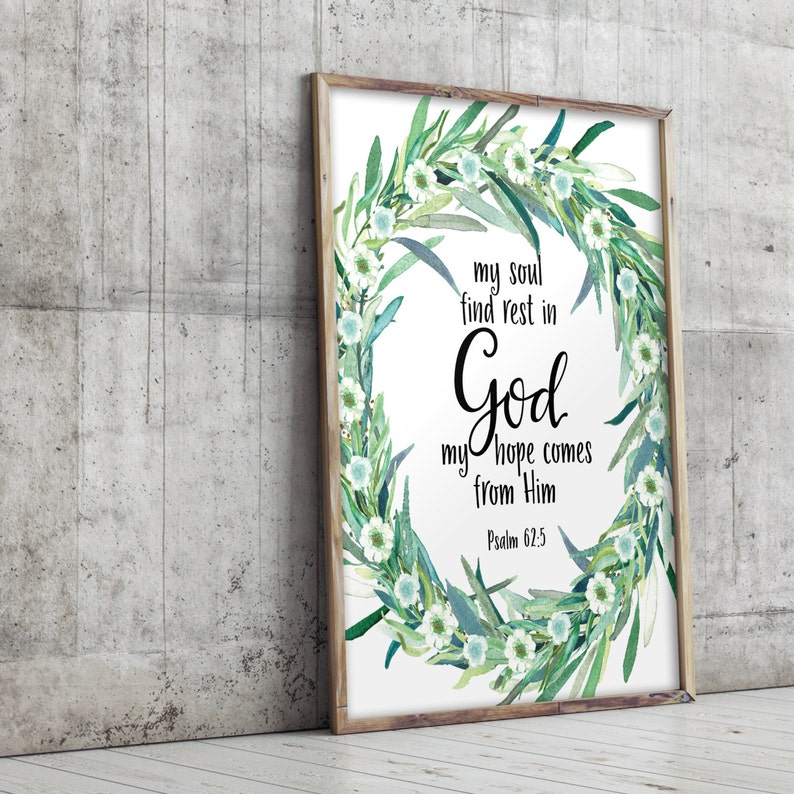 Scripture Art Bible Verse for Encouragement Typography - Etsy