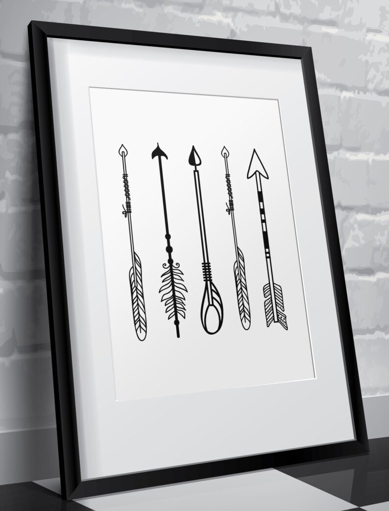 Arrow Print Arrow Art Arrow Nursery Decor Arrow Wall Art | Etsy