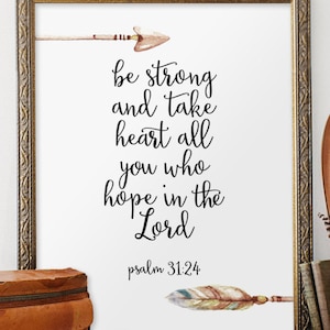 Bible Verse Art Print Instant Download Inspirational Quote Scripture ...