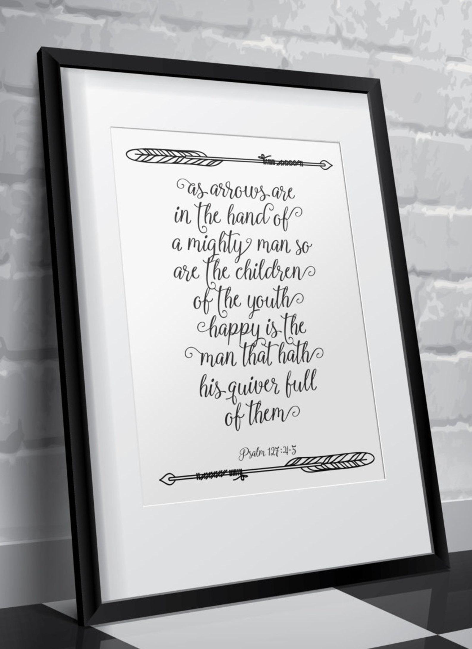 Bible Verse Print Printable Verses Wall Art Print Psalm - Etsy