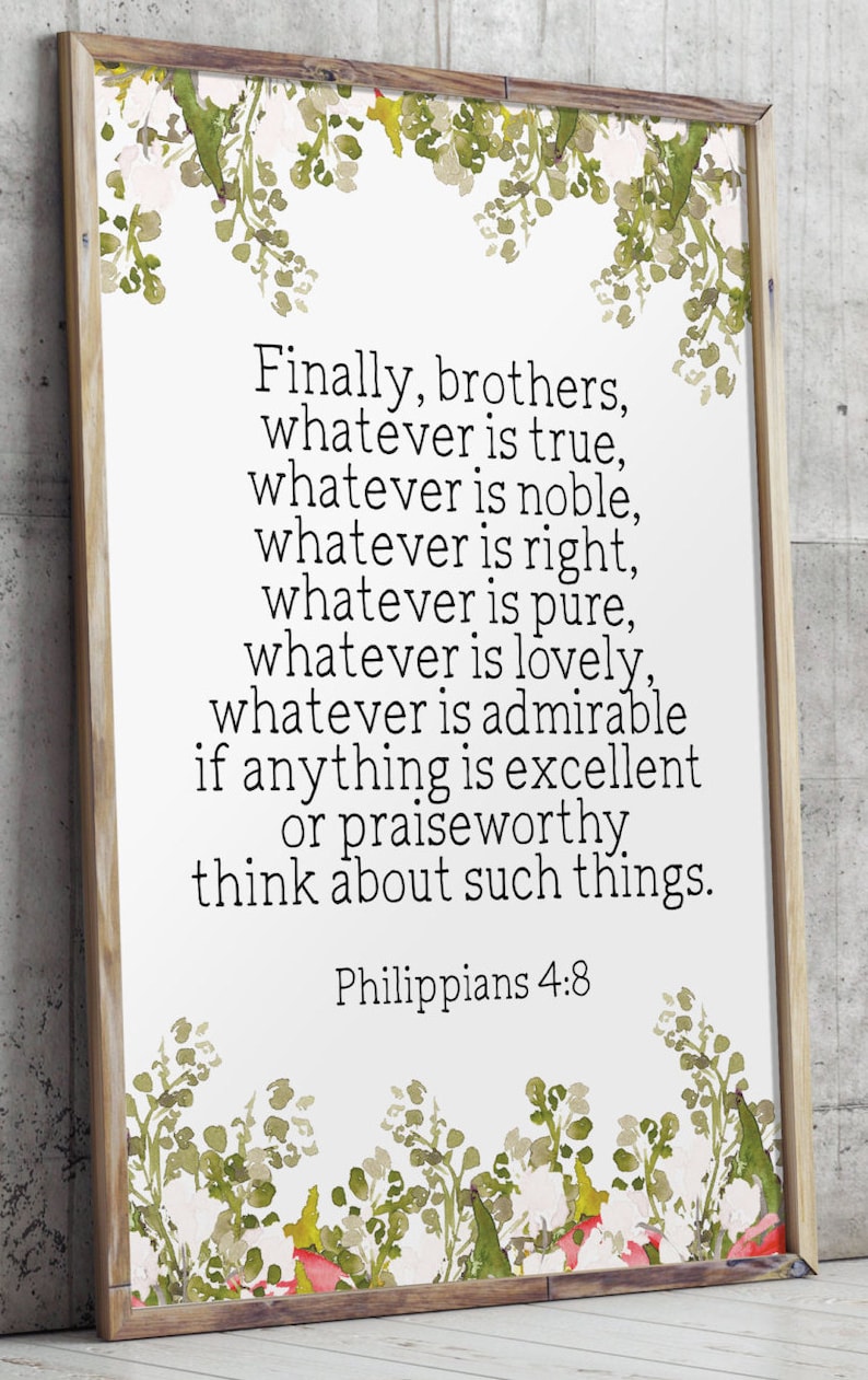 Bible Verse Art Scripture Print Bible Verse Art Wall Art - Etsy