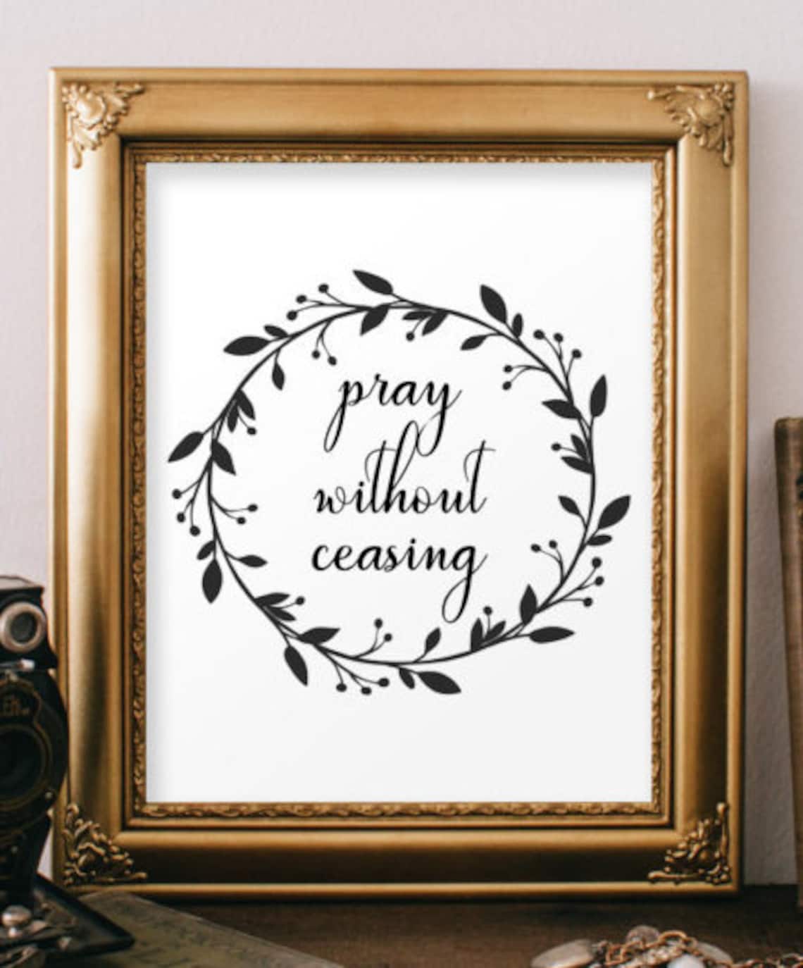 Bible Verse Art Printable Scripture Wall Art Decor Poster - Etsy