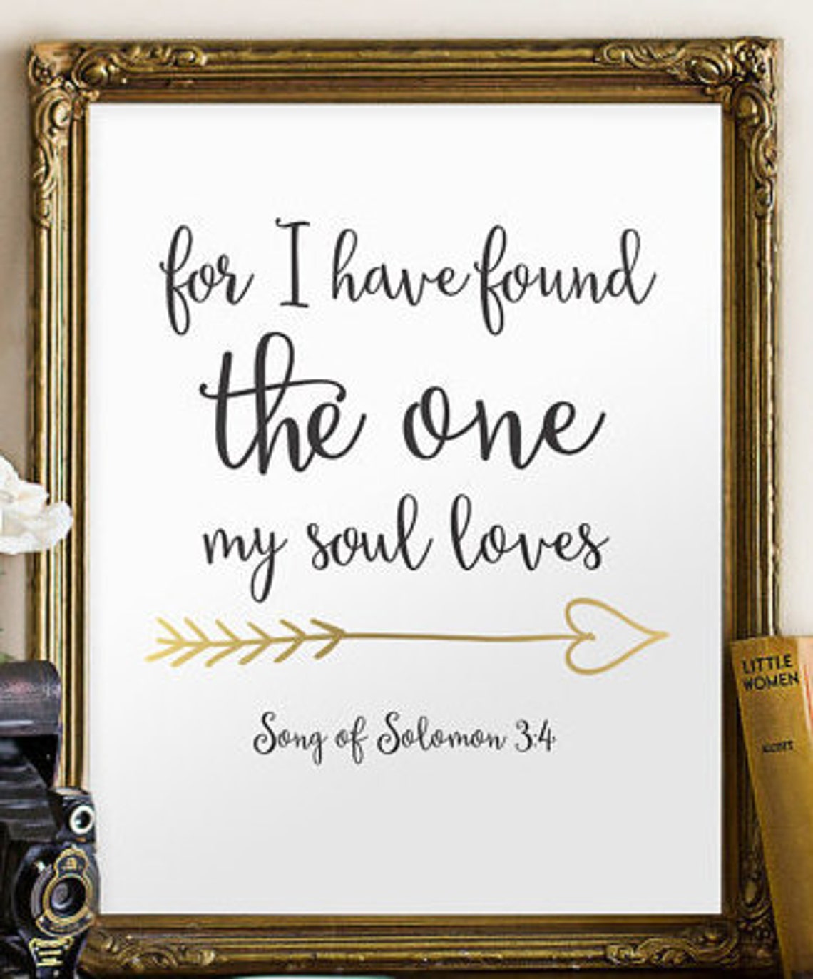 Wedding Bible Verse Art Print Scripture Wedding Decor Verses | Etsy