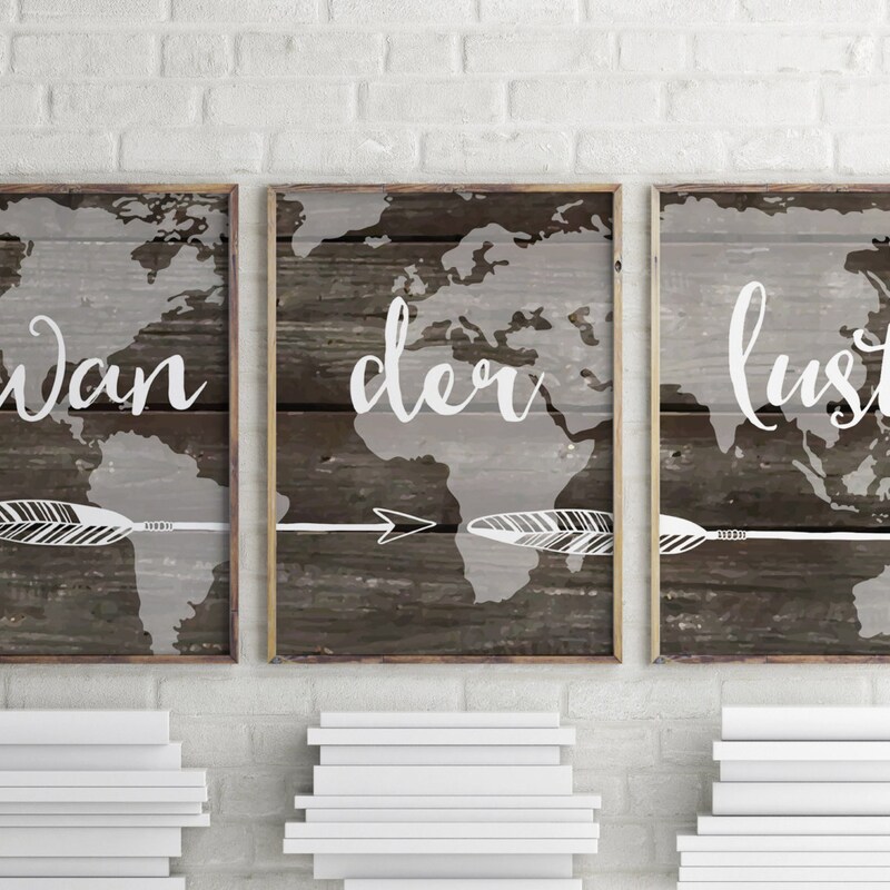 Wanderlust Art - Etsy