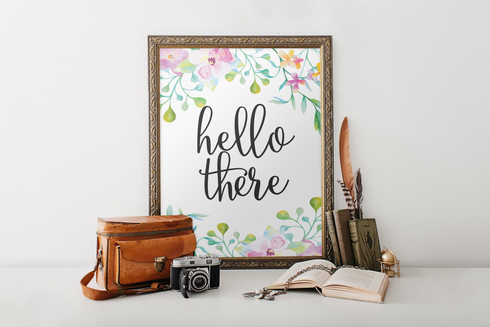 Quote Print Hello There Printable Wall Art Decor Poster - Etsy