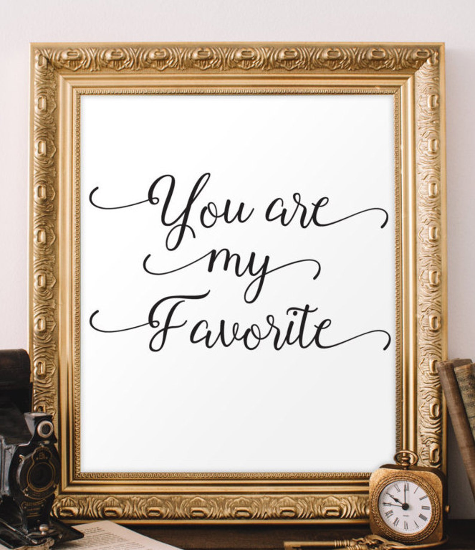 You Are My Favorite Print Modern Bedroom Art Minimalist Kids - Etsy