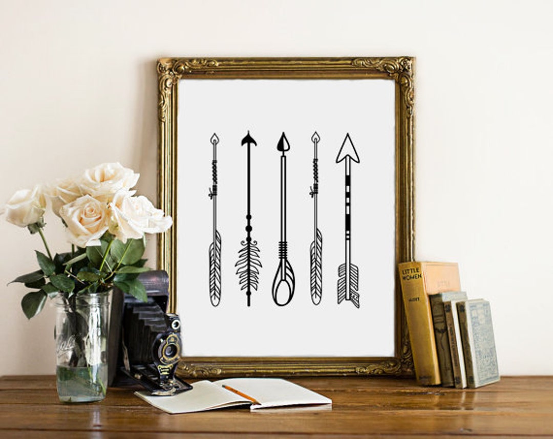 Arrow Print Arrow Art Arrow Nursery Decor Arrow Wall Art - Etsy