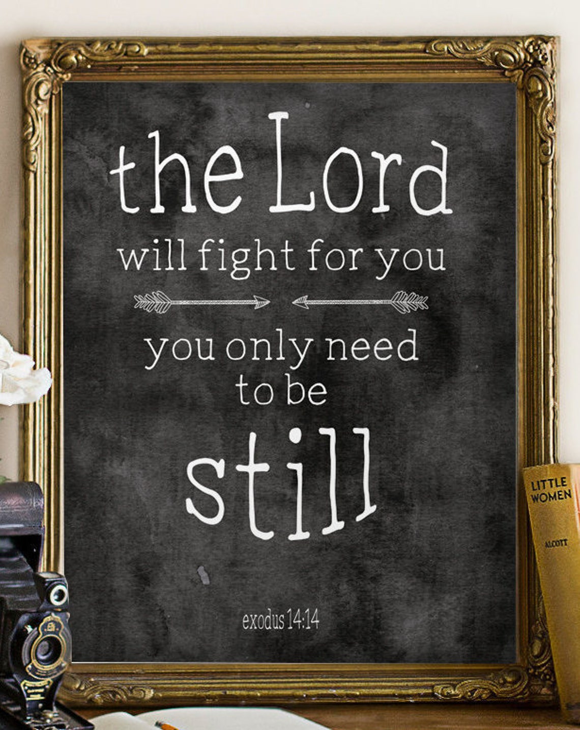 Scripture Art Print Bible Verse Print Inspirational Quote Be - Etsy