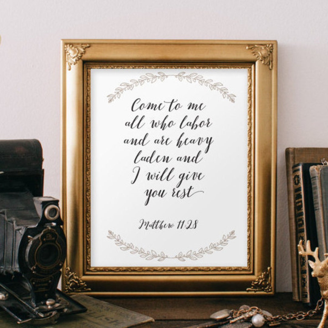 Bible Verse Printable, Scripture Print Christian Wall Art Decor Poster ...