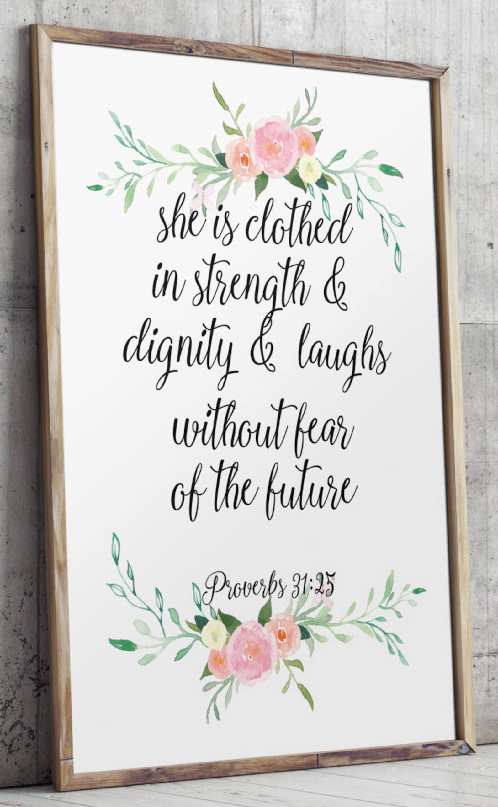Bible Verse Printable Scripture Print Christian Wall Art Decor - Etsy