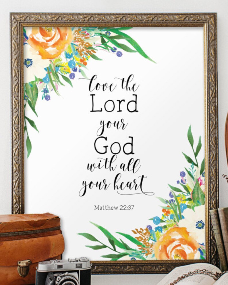 Scripture Printable Bible Verse Printable Confirmation Gift - Etsy