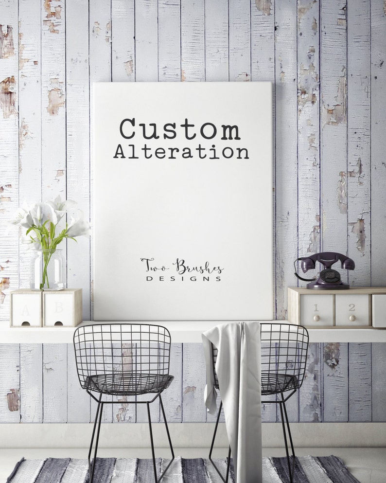 Custom Alteration Changes to an Existing Design in My Shop - Etsy