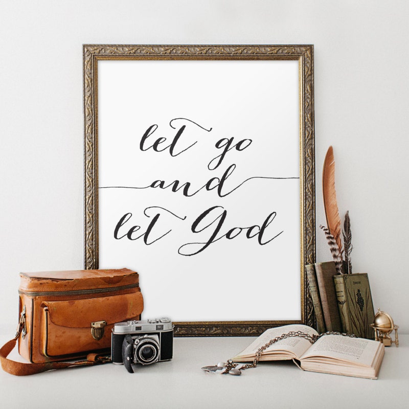 Let Go and Let God - Etsy